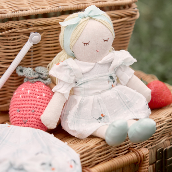 10" Amelia Linen Toy Boxed – Elegant Baby
