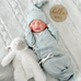 Pale Blue Pointelle Layette Gift Set – Elegant Baby