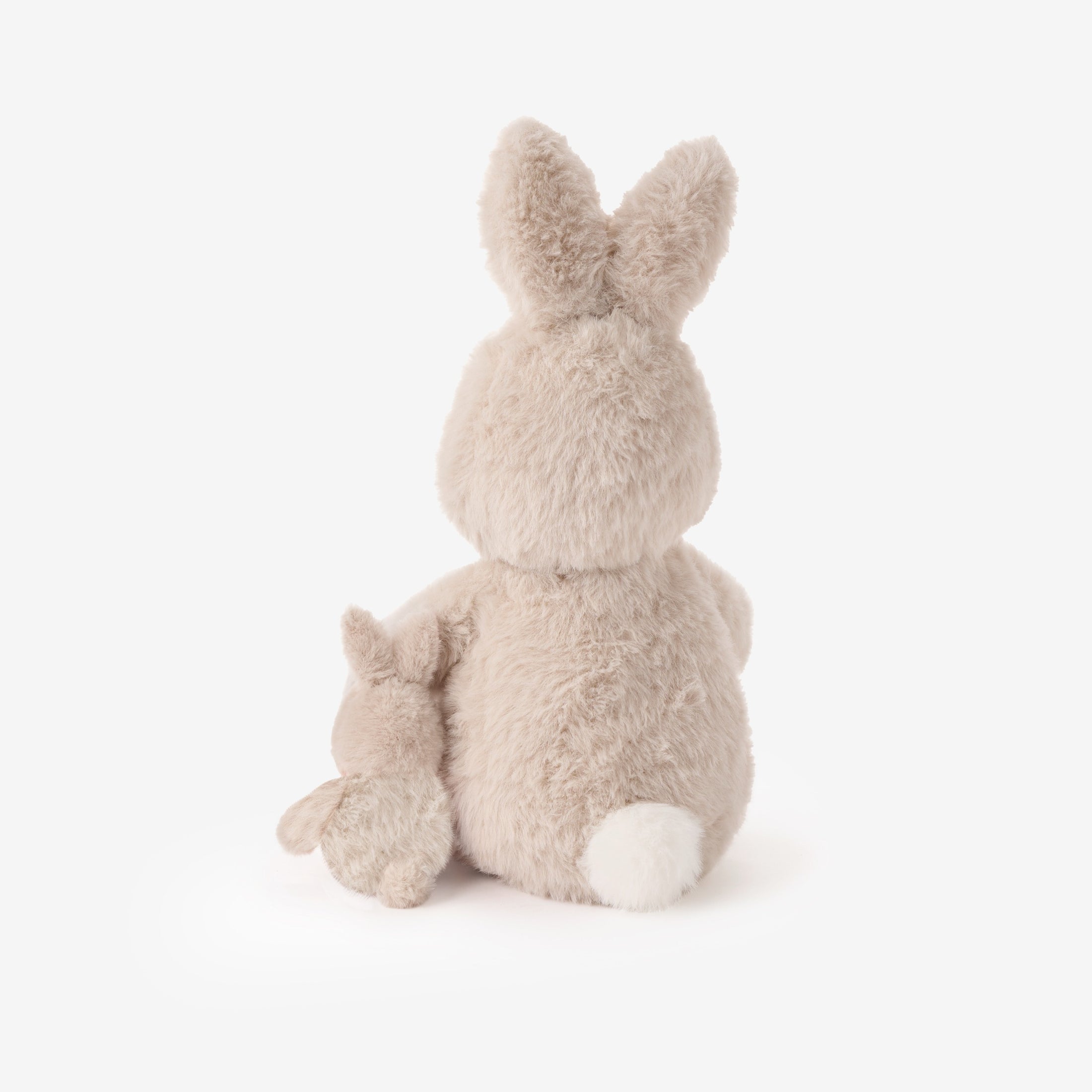 Mama + Baby Bunny Plush Toy Set – Elegant Baby